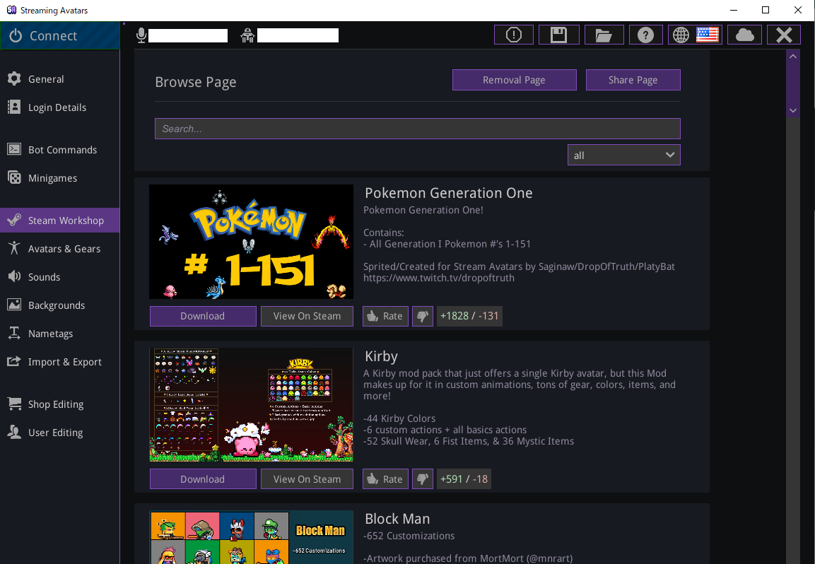Stream Avatarsで配信画面にキャラクターを表示する【YouTube, Twitch】