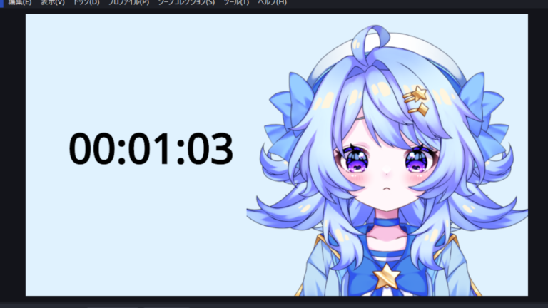 【配信者向け】おしゃれでかわいいデジタル時計配布中【OBS用】